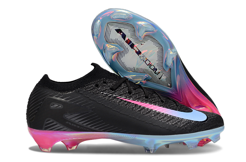 Chuteira Campo Nike Air Zoom Mercurial Vapor 16 Elite FG - Preto e Ros